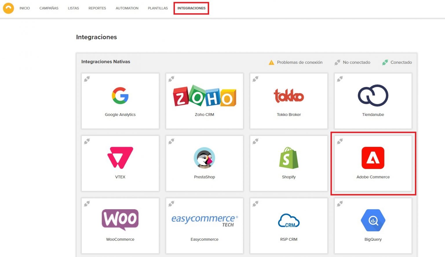 Cómo integrar tu tienda de Adobe Commerce - Doppler Help Center