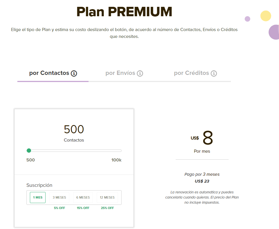 Conoce los Planes Premium por Contactos - Doppler Help Center
