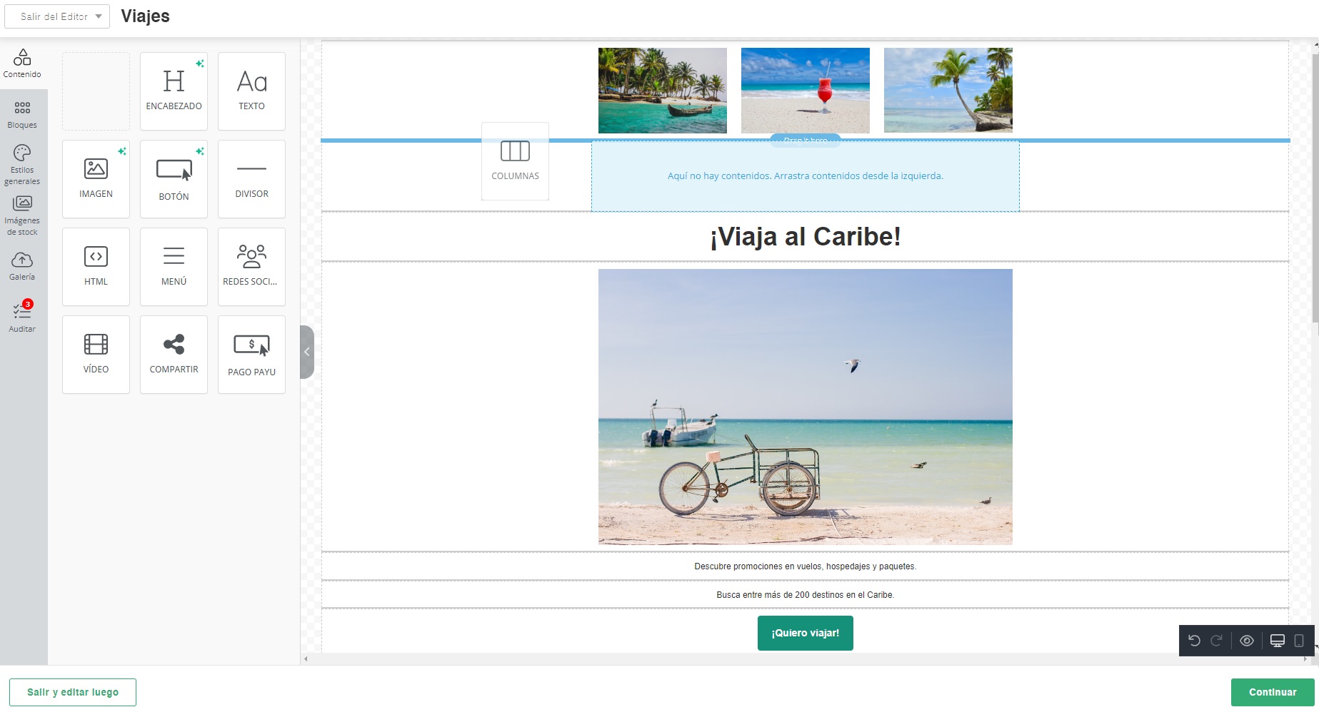 Cómo crear y editar plantillas
