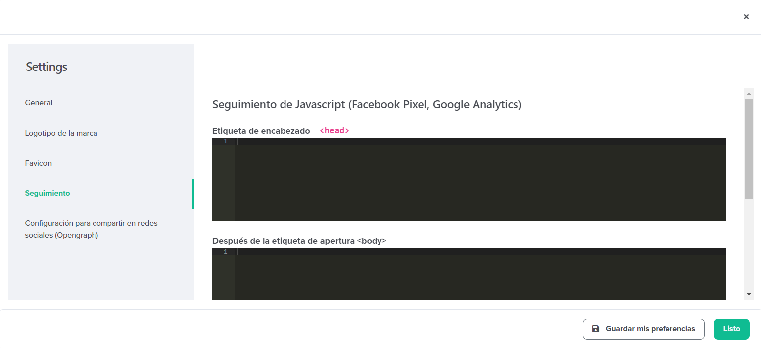 How to add tracking scripts like Facebook Pixel, Google Analytics in Landing Pages? - Doppler ...